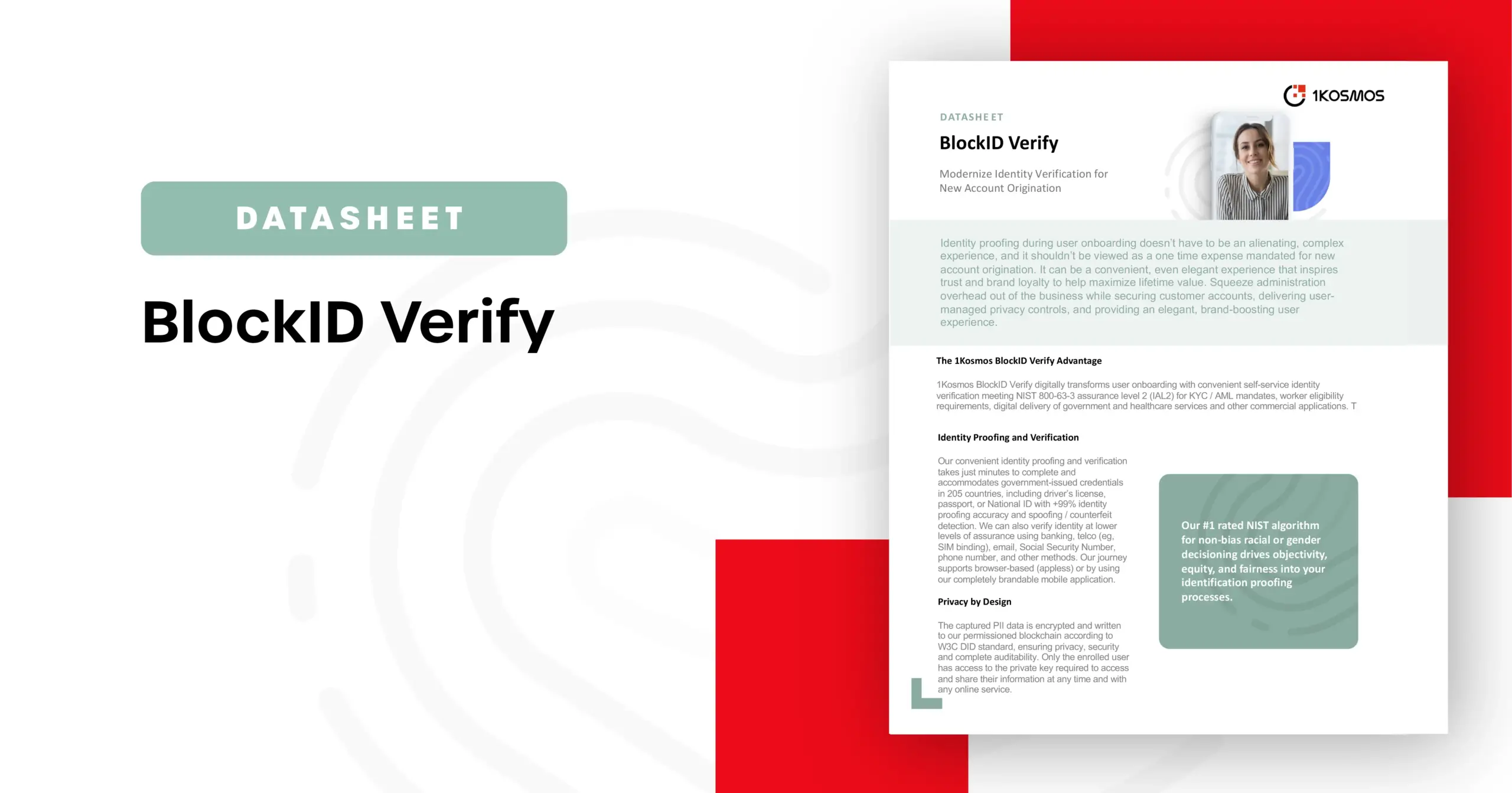 1Kosmos Verify - 1Kosmos Datasheet