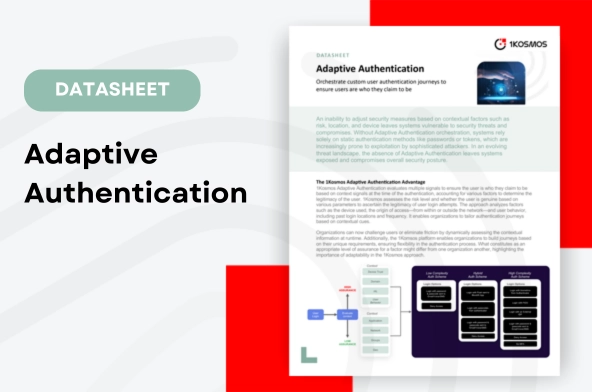 Adaptive Authentication - 1Kosmos